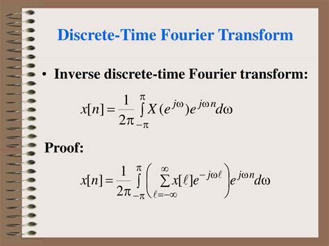 Ppt Chapter 3 Discrete Time Fourier Transform Powerpoint Presentation Id6043318