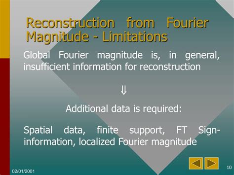 Ppt On Signal Reconstruction From Fourier Magnitude Powerpoint