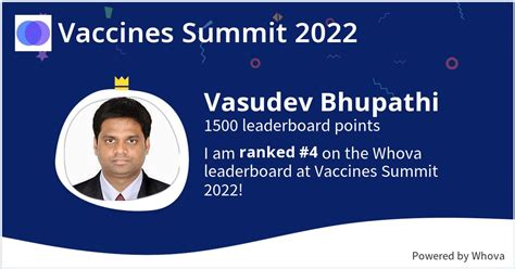 Vasudev Bhupathi On Linkedin Trialsampletwitter Whova