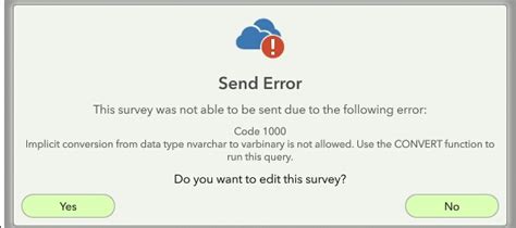 Send Error In Survey 123 Esri Community