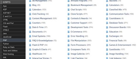 5 best free php script resources online