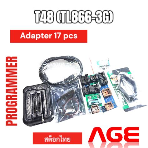T48 Xgecu Tl866 3g Universal Programmer17 Adapter เครื่องโปรแกรมไอซี