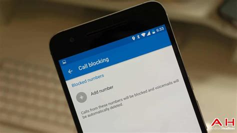 Android N Includes System Level Number Blocking