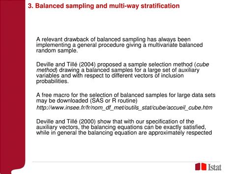 Ppt A Balanced Sampling Approach For Multiway Stratification Design For Small Area Estimation