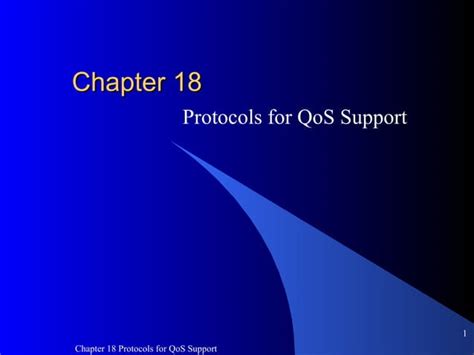 Protocol For Qos Support Chapter 18 Ppt