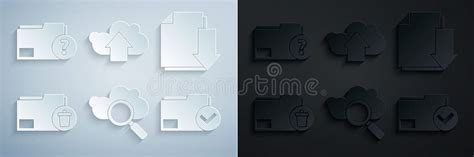 Set Search Cloud Computing Document With Download Delete Folder And