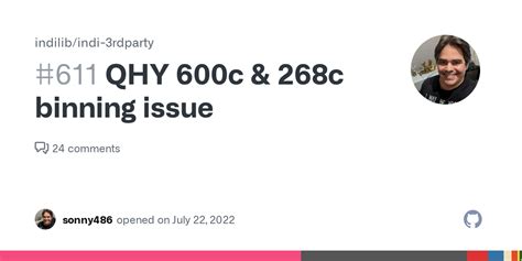Qhy 600c And 268c Binning Issue · Issue 611 · Indilibindi 3rdparty · Github