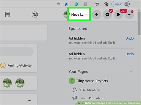 How To Change Your Location On Facebook With Pictures WikiHow