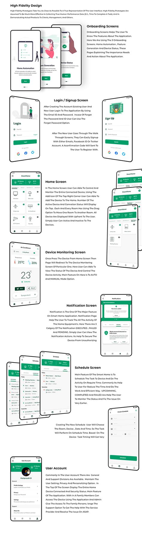 Smart Home IOT Application Case Study On Behance