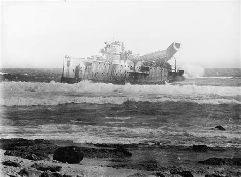 Wreck Of German Cruiser Sms Emden Beached On North Keeling Island Australia Date Unknown