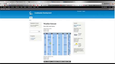Drupal 7 Weather Module Daily Dose Of Drupal Episode 153 Youtube