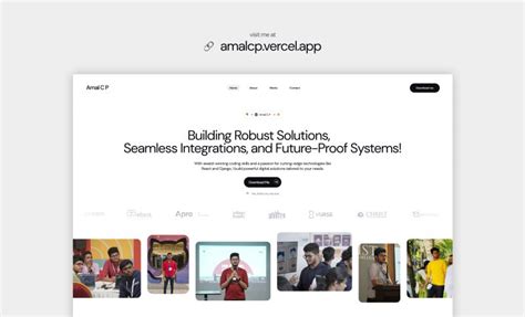 Amal C P On Linkedin Portfolioupdate React Webdevelopment Uxdesign