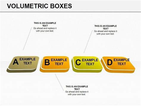 Volumetric Boxes PowerPoint Charts Template Presentation
