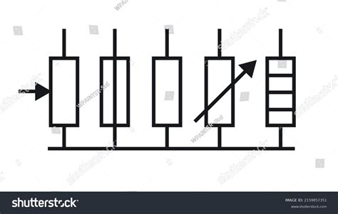 Radio Component Radio Electronic Circuit Symbolic Stock Vector Royalty