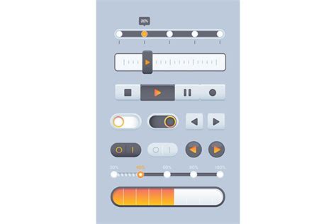Web Sliders Online Pages Ui Navigation Elements Buttons Dyn