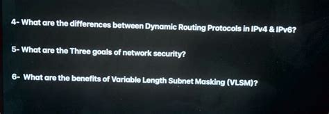 4 What Are The Differences Between Dynamic Routing Protocols In Ipv4