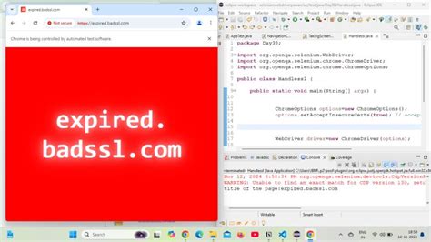 To Handle Ssl Certificates In Selenium Webdriver When Automating A Web Page In Java You Can