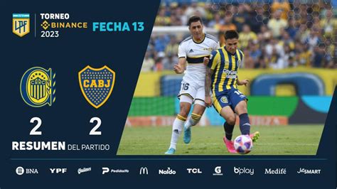 Torneobinance Fecha 13 Resumen De Rosario Central Boca No Te