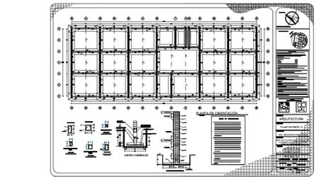 Wall Section And Construction Details Of Building With Column Dwg File Artofit