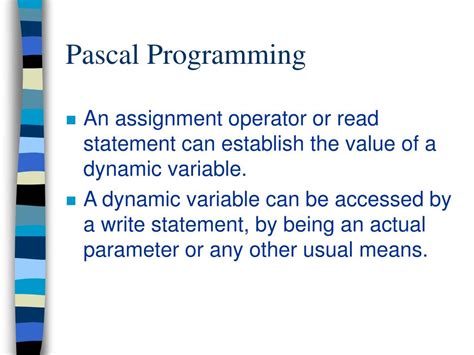 Ppt Pascal Programming Powerpoint Presentation Free Download Id1035499