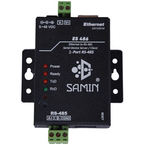 مبدل اترنت به Rs485 مدل Es 486 شرکت مبدل سمین