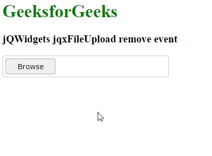 jQWidgets jqxFileUpload remove 事件 码农参考