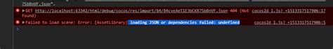 Loading Json Or Dependencies Failed Undefined Creator 2x Cocos中文社区