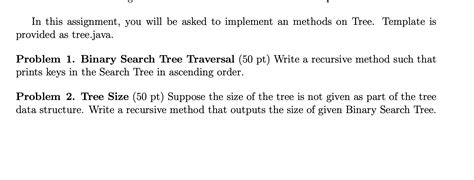 solved public class tree { 1 tree class from inclass codes