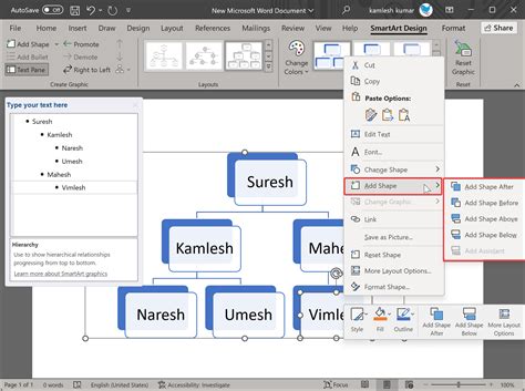 How To Create A Tree Diagram In Word Gear Up Windows