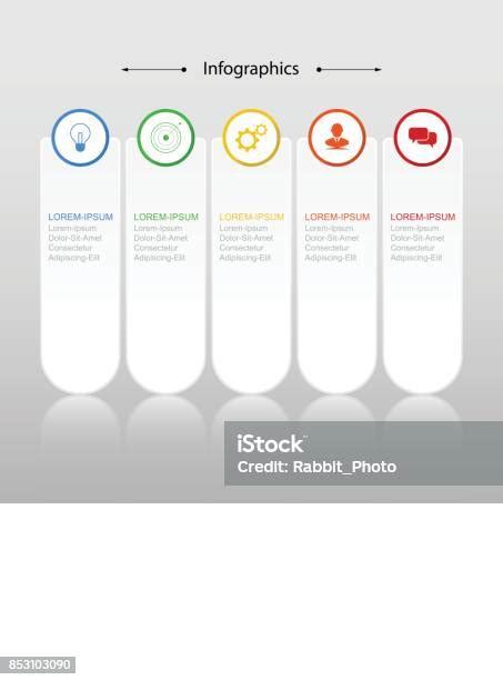 Infographic 디자인 벡터 비즈니스 개념 단계 또는 프로세스 웹 디자인 연례 보고서 다이어그램 워크플로 레이아웃에 사용 될 수 0명에 대한 스톡 벡터 아트 및 기타