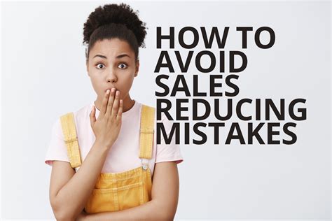 The Most Common Sales Reducing Mistakes And How To Avoid Them Wappoint
