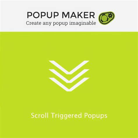popup maker scroll triggered popups