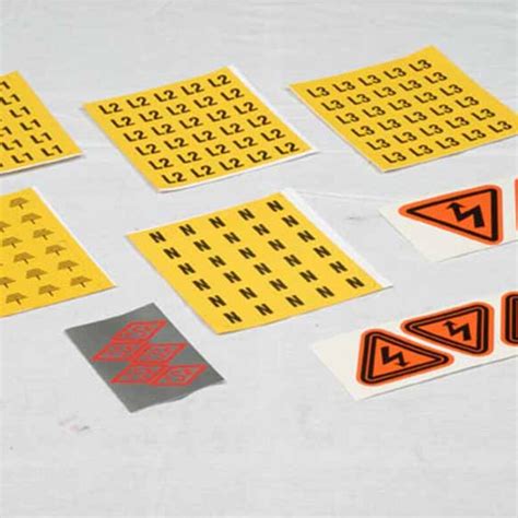 In Panel Component Labels Ankotek Mühendislik