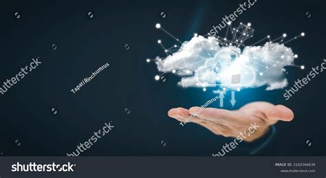 Man Touching Connect Data Information On Stock Photo Shutterstock