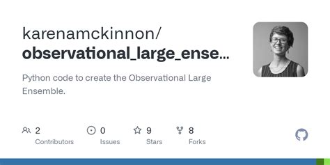 GitHub Karenamckinnon Observational Large Ensemble Python Code To