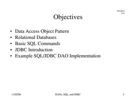 Jdbc And Data Access Objects Ppt Download