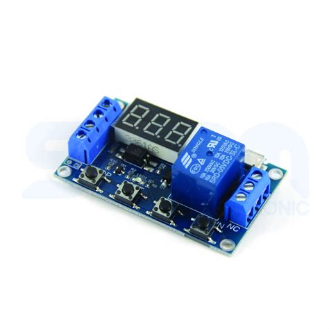 1 Channel Timer Delay Relay Module Timer Relay Module 6V 30V Adjustable Timer Cycle Time Delay