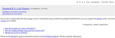 How To Upgrade R Version In Windows The Easy Way Recommended On Cran Analytics For Fun