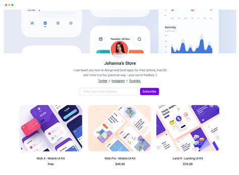 vulk vue 3 landing pages