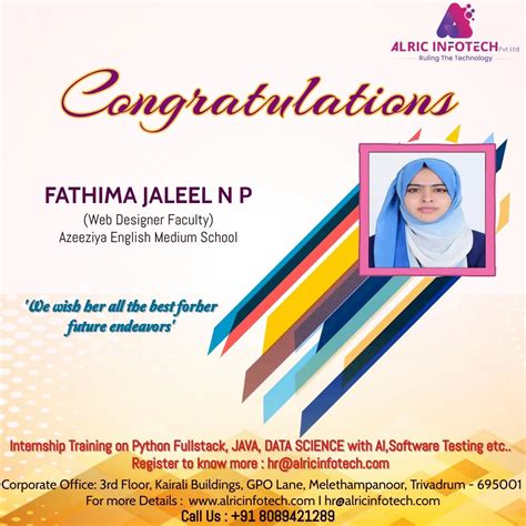 Alric Infotech Pvt Ltd On Linkedin Congratulations