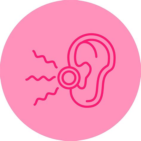 Auditory Cortex Activity Line Dual Tone Circle 72533694 Vector Art At