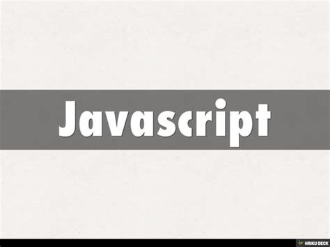 Javascript Ppt
