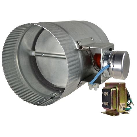 Suncourt 6 In Automated Damper Normally Closed Zc106 The Home Depot