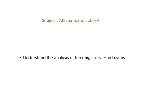 Lecture Flexural Formula Pptx