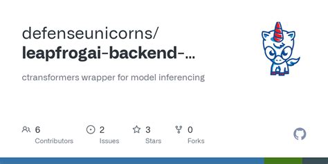 Github Defenseunicornsleapfrogai Backend Ctransformers