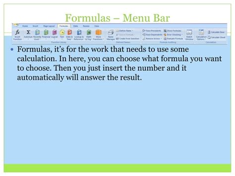 Tutorial Of Microsoft Excel 2007 Pptx