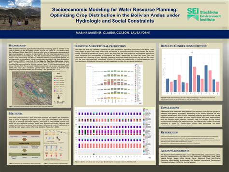 Pdf Socioeconomic Modeling For Water Resource Planning Optimizing