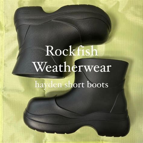 [5월 소비리스트] 락피쉬 웨더웨어 ‘헤이든 숏 부츠 블랙 230 여름 필수템 숏기장 레인부츠 추천 네이버 블로그