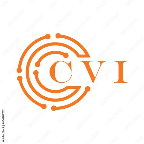 Cvi Letter Design Cvi Letter Technology Logo Design On White Background Cvi Monogram Logo