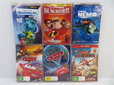 6 X Disney Movie Pack Cars Cars 2 Finding Nemo Monsters Inc Dvd Region 4 £17 54 Picclick Uk